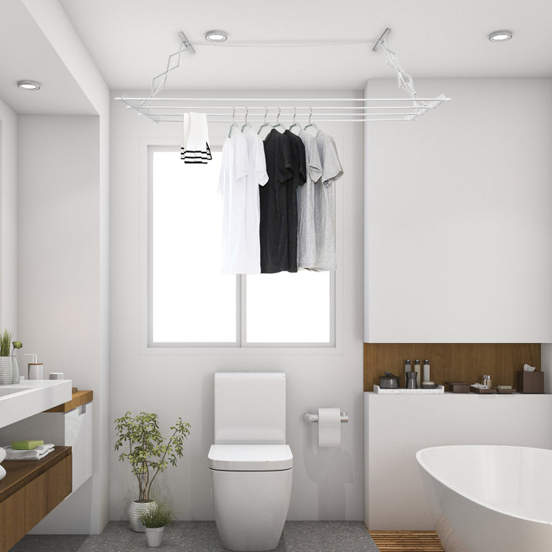 Rebrilliant Multifunction Wall-Mounted Drying Rack | Wayfair.co.uk