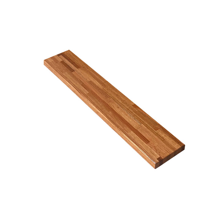 Loon Peak® Damarious Wood Butcherblock Shelf | Wayfair