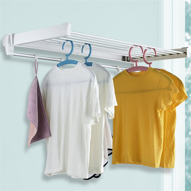 Rebrilliant Collapsible Wall-Mounted Drying Rack & Reviews | Wayfair