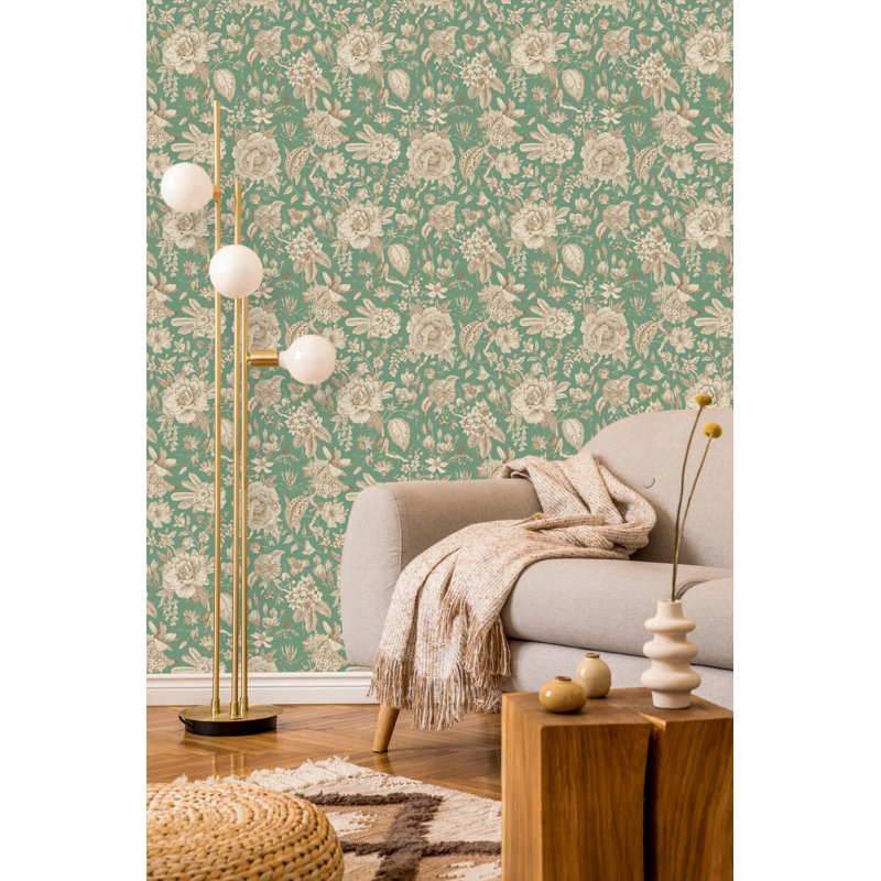Red Barrel Studio® Floral Wallpaper | Wayfair