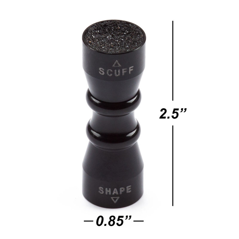 GSE Games & Sports Expert 3-in-1 Pool Cue Tip Scuffer Shaper Aerator ...