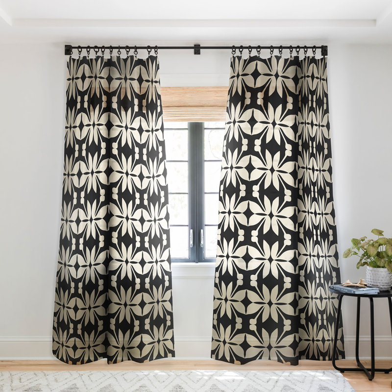 Bless international Mirimo Algarve 1pc Sheer Window Curtain Panel | Wayfair