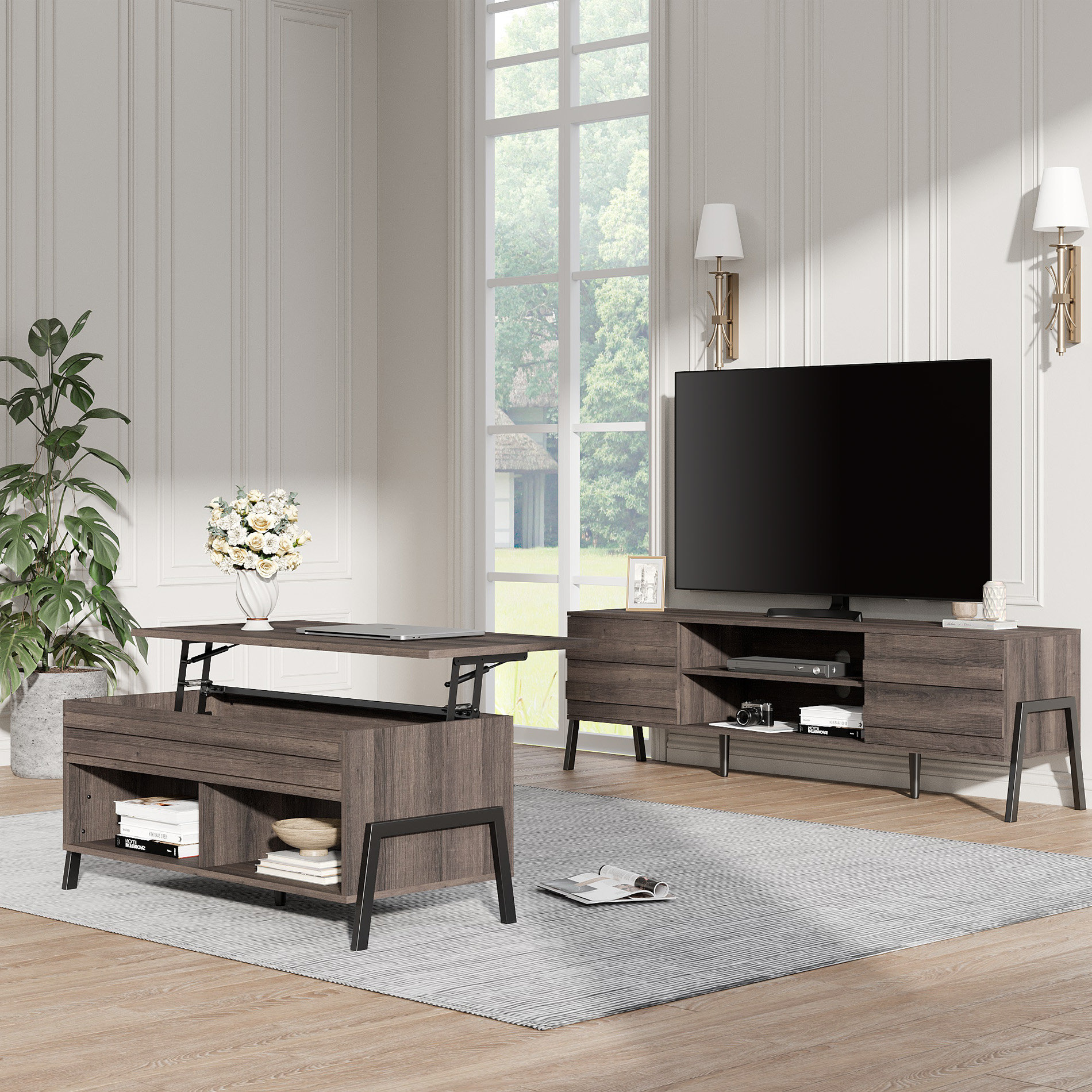 Trent Austin Design® Metinaro 2 Piece Coffee Table Set | Wayfair