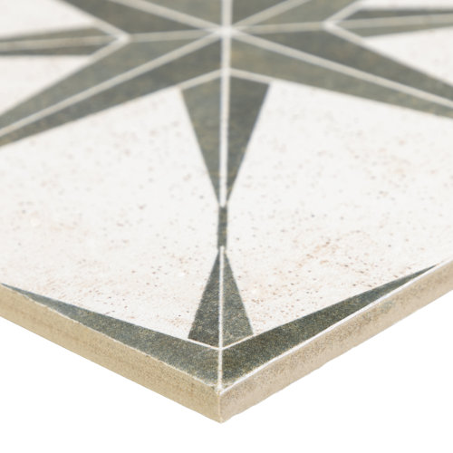 Industry Tile 8.86" x 8.86" Porcelain Patterned Wall & Floor Tile ...