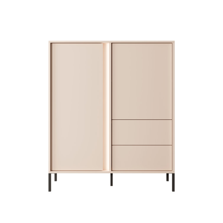 Ebern Designs Latwanda 104cm Wide 2 Drawer Highboard | Wayfair.co.uk