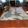 Mercury Row® Alfonzo Gray/Blue Rug & Reviews | Wayfair
