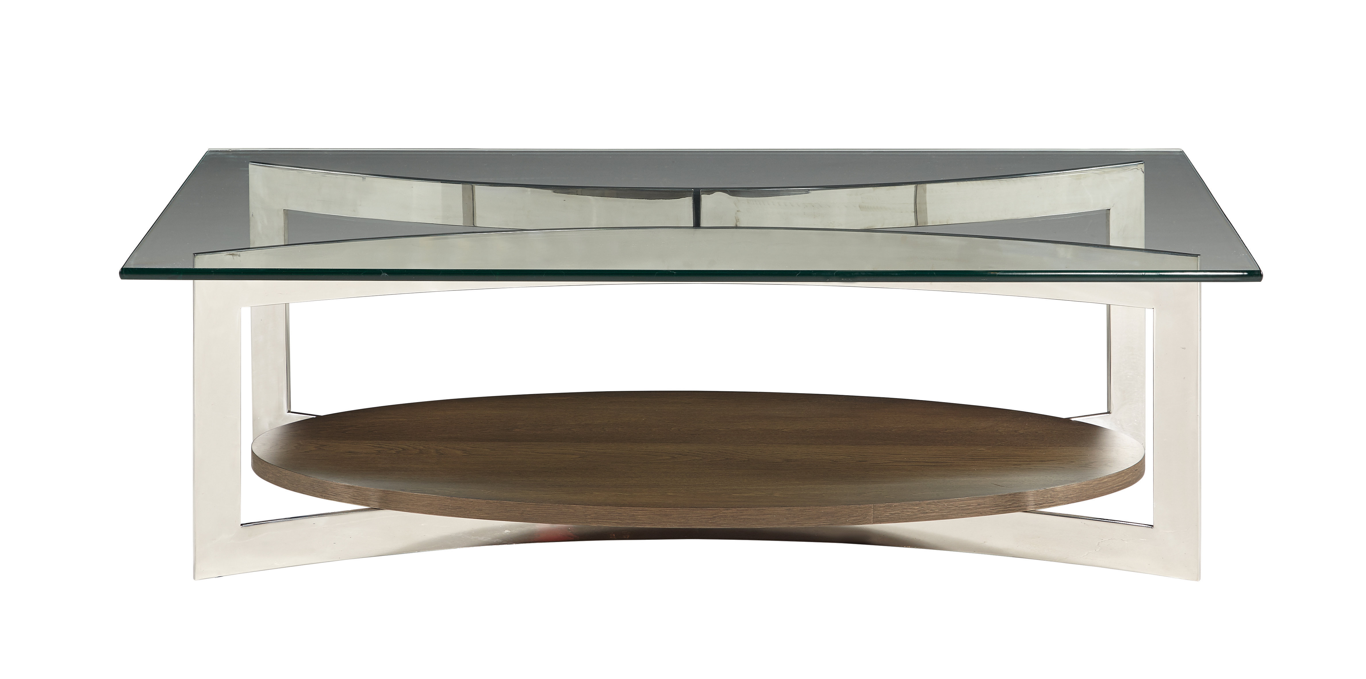 Lillian August Modern Living Lia Cross Legs Coffee Table with Storage ...