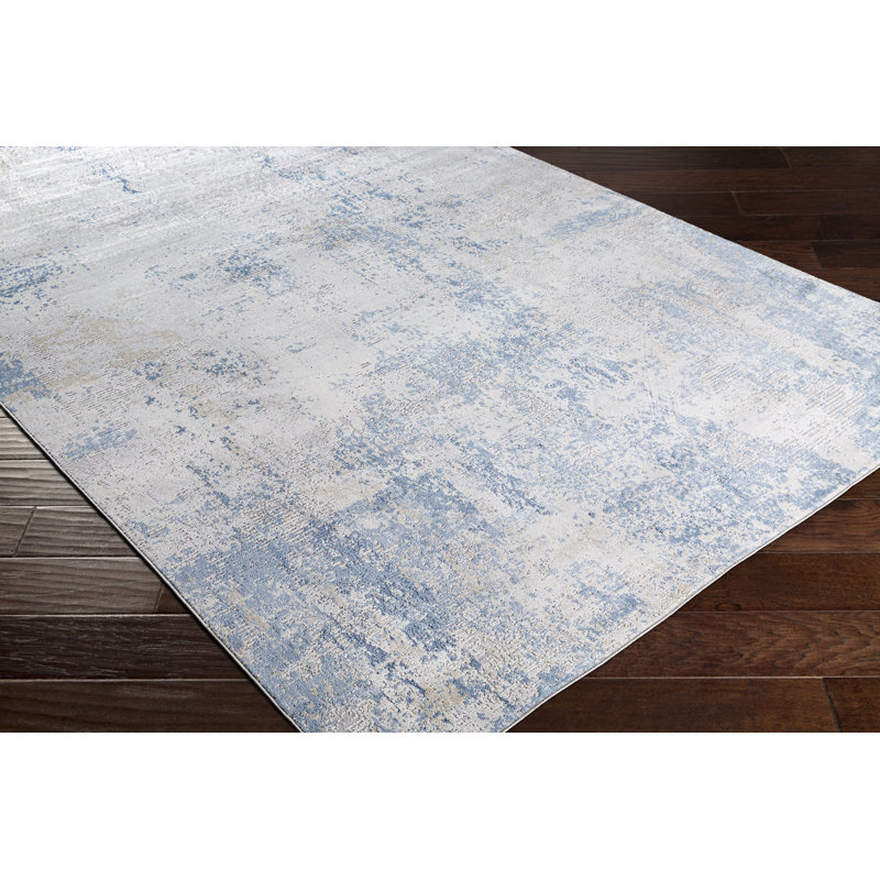 17 Stories Bayfield Light Blue/Beige Rug & Reviews | Wayfair