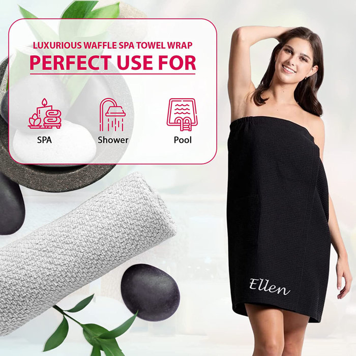 Personalized Passion Personalized Spa Towel Wrap For Women- Soft ...