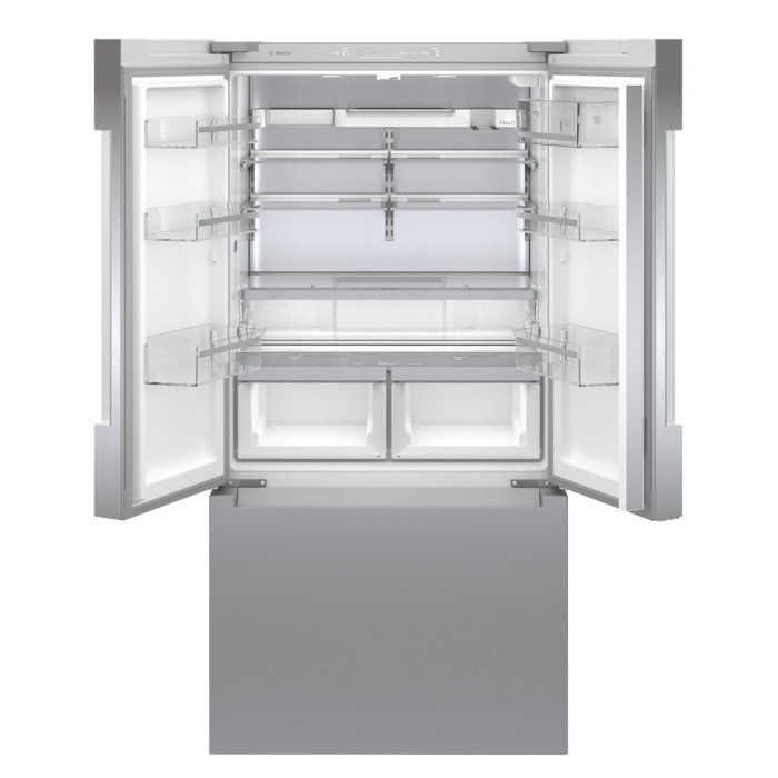 Bosch - 800 Series 36-Inch Smart 3-Door Counter-Depth Refrigerator With ...