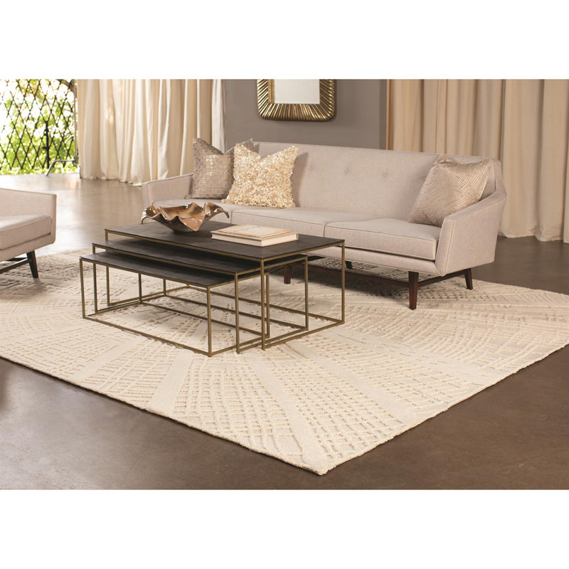 Global Views Vortex Rug-Ivory/Ivory | Wayfair