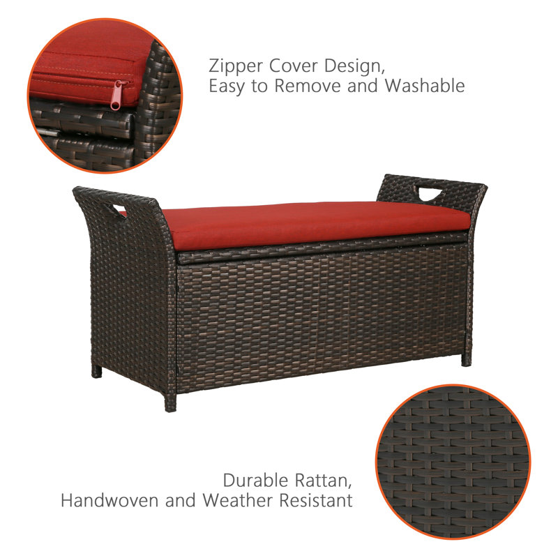 Red Barrel Studio® Storage Bench & Reviews | Wayfair