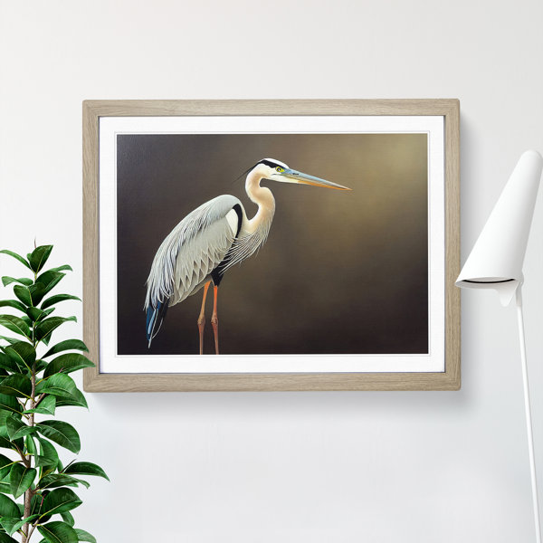Bay Isle Home An Astounding Heron Bird - Single Picture Frame ...