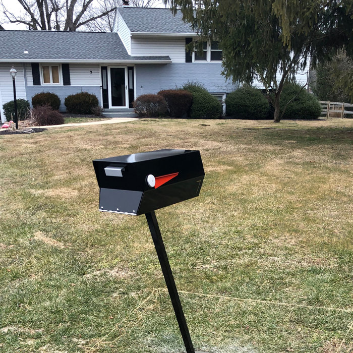 ModboxUSA Modern Post Mounted Mailbox & Reviews | Wayfair