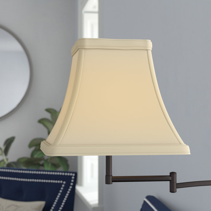 Winston Porter Square Bell Hardback No Slub Fabric Lampshade with ...