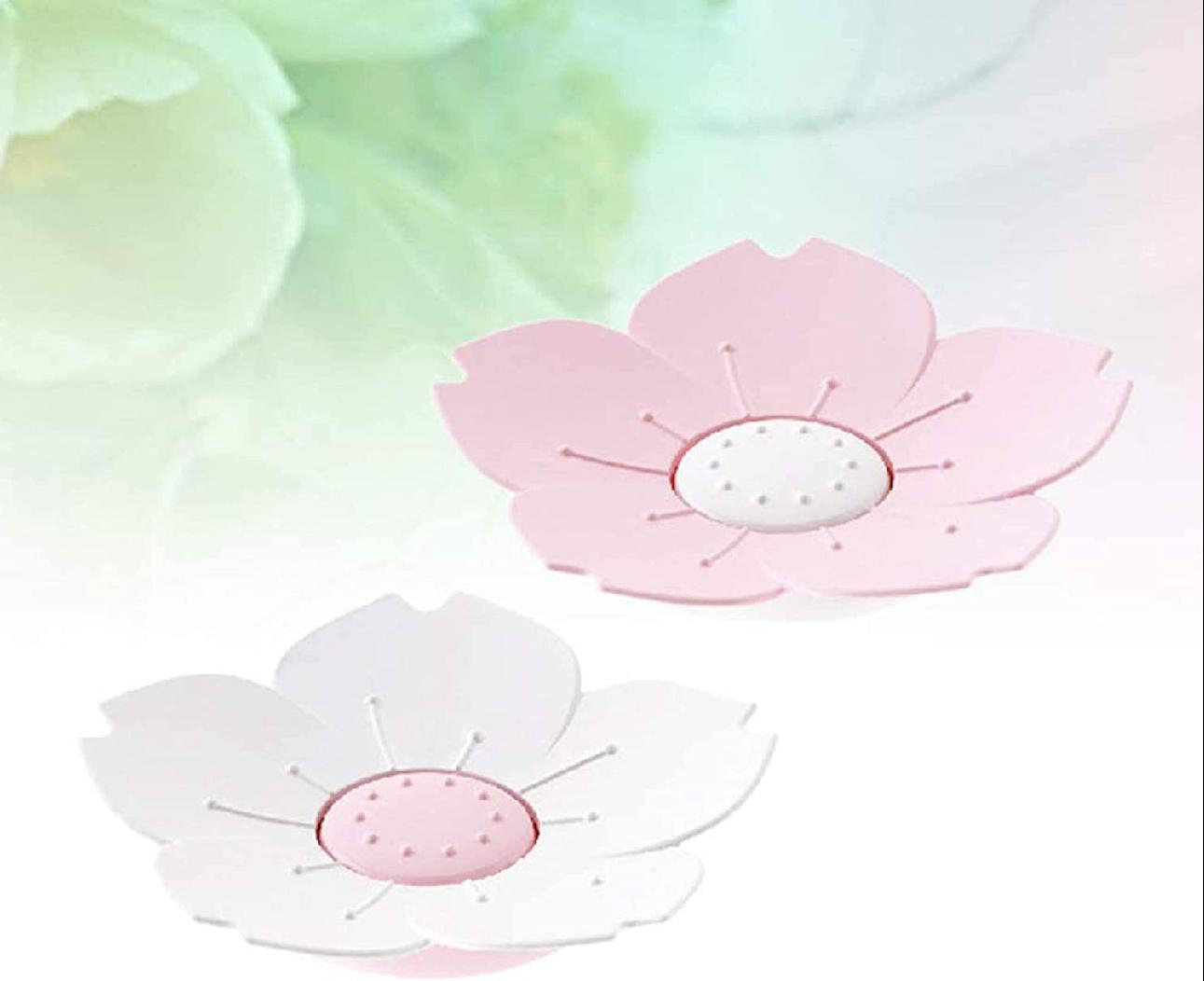 Winston Porter Fucci Cherry Blossom Flower Sakura Soap Dish | Wayfair