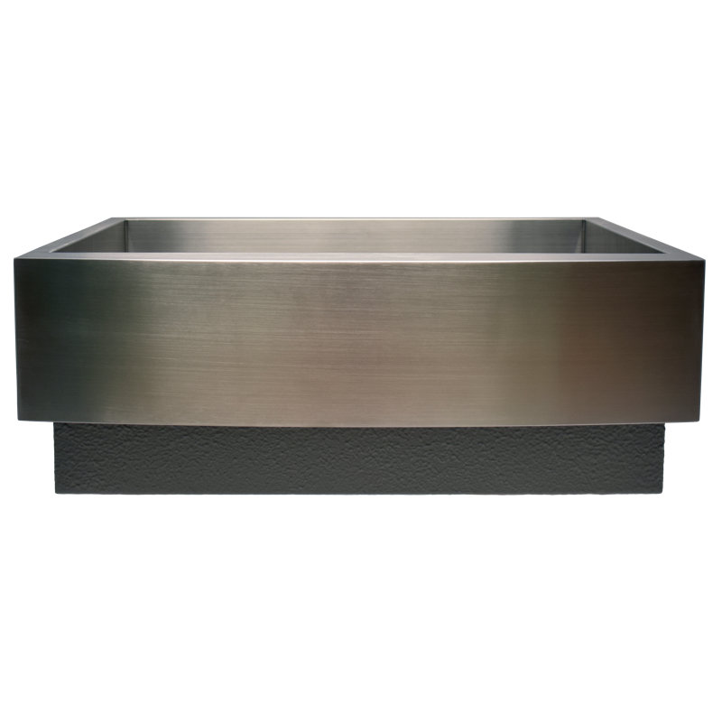 Alpha International 21.5'' W Single Bowl Stainless Steel Farmhouse ...