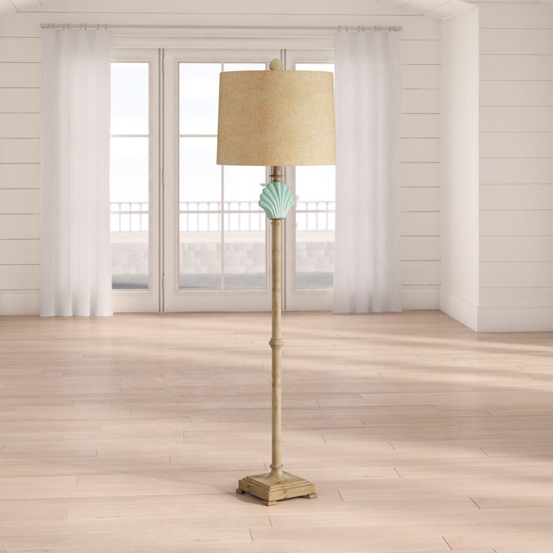 Dovecove Addilynn Clamshell 65" Floor Lamp & Reviews | Wayfair
