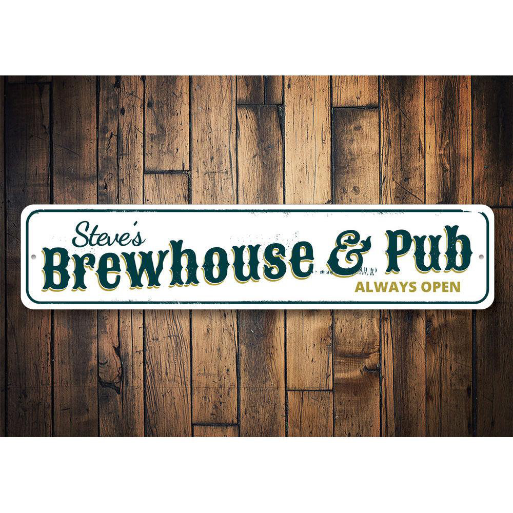 Lizton Sign Shop, Inc Brewhouse & Pub Custom Aluminum Sign | Wayfair
