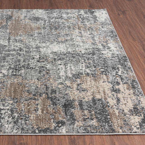 17 Stories Performance Gray Rug | Wayfair