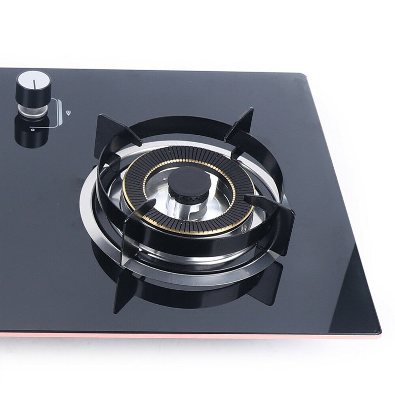 JOYDING Black Gas Cooktop Built-in Gas Stoves Natural Gas with 2 ...