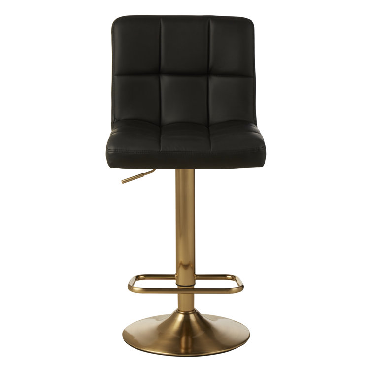 Ivy Bronx Tricia Height Adjustable Swivel Bar Stool & Reviews | Wayfair ...