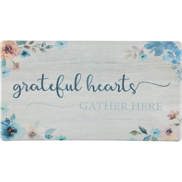 Rosalind Wheeler Stephens Grateful Hearts Gather Anti-Fatigue Mat ...