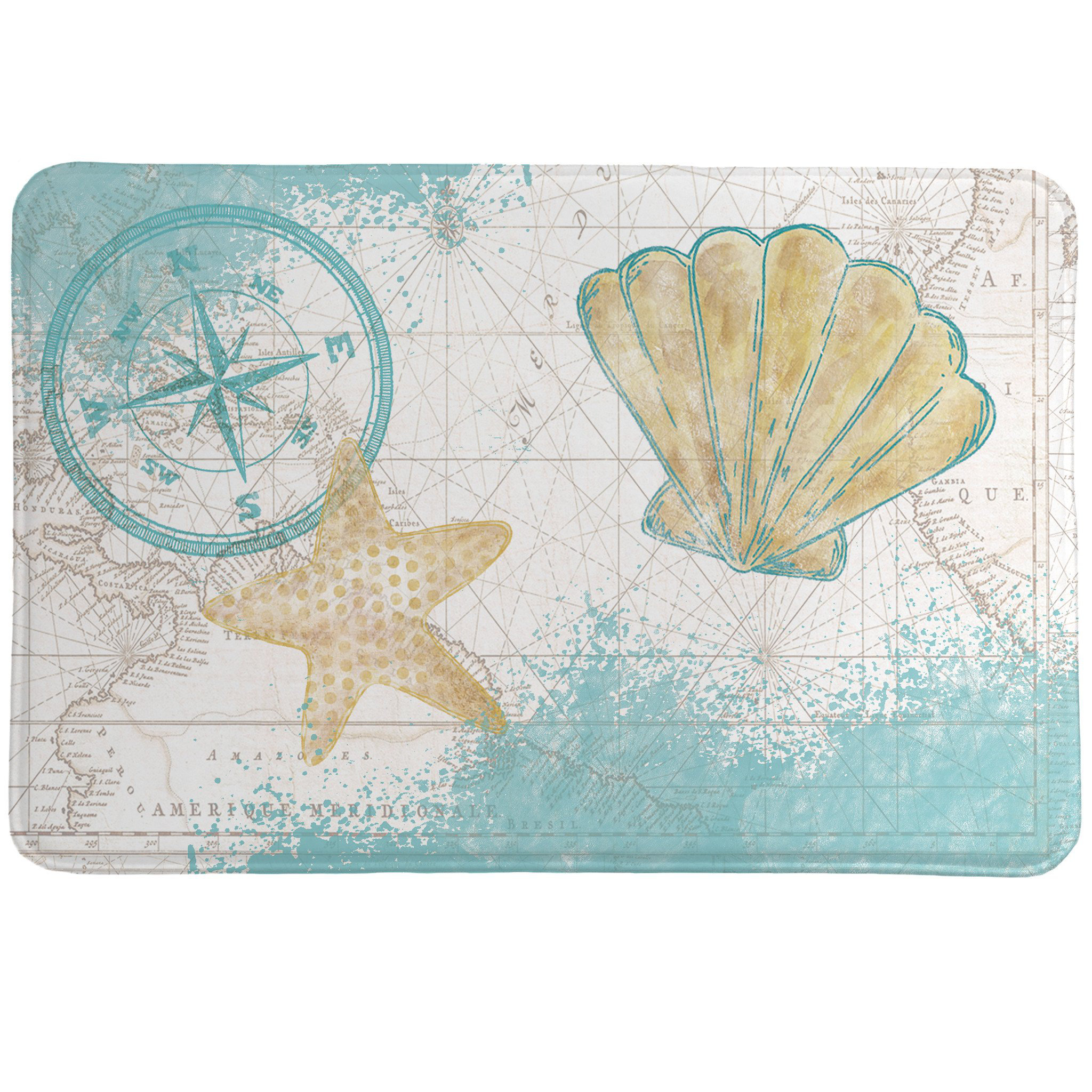 LauralHome Look to the Sea Mat & Reviews | Wayfair