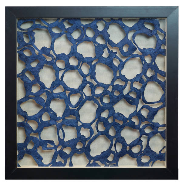 Zentique Abstract Paper Framed Art Framed On Paper Print | Wayfair