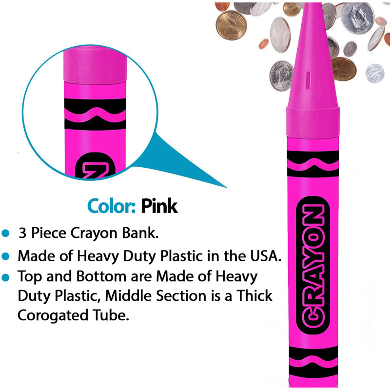 PMU Giant Crayon Bank 36 Inch Pkg/1 & Reviews | Wayfair
