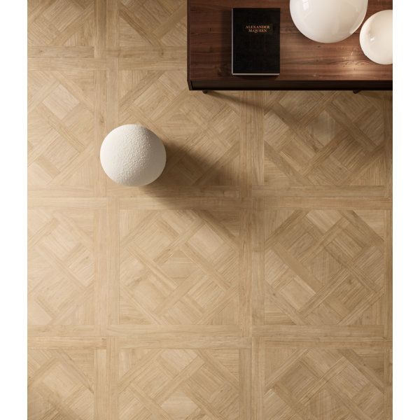Tile Market Boiserie 36"x36" Wood Parquet Look Porcelain Floor Tile ...