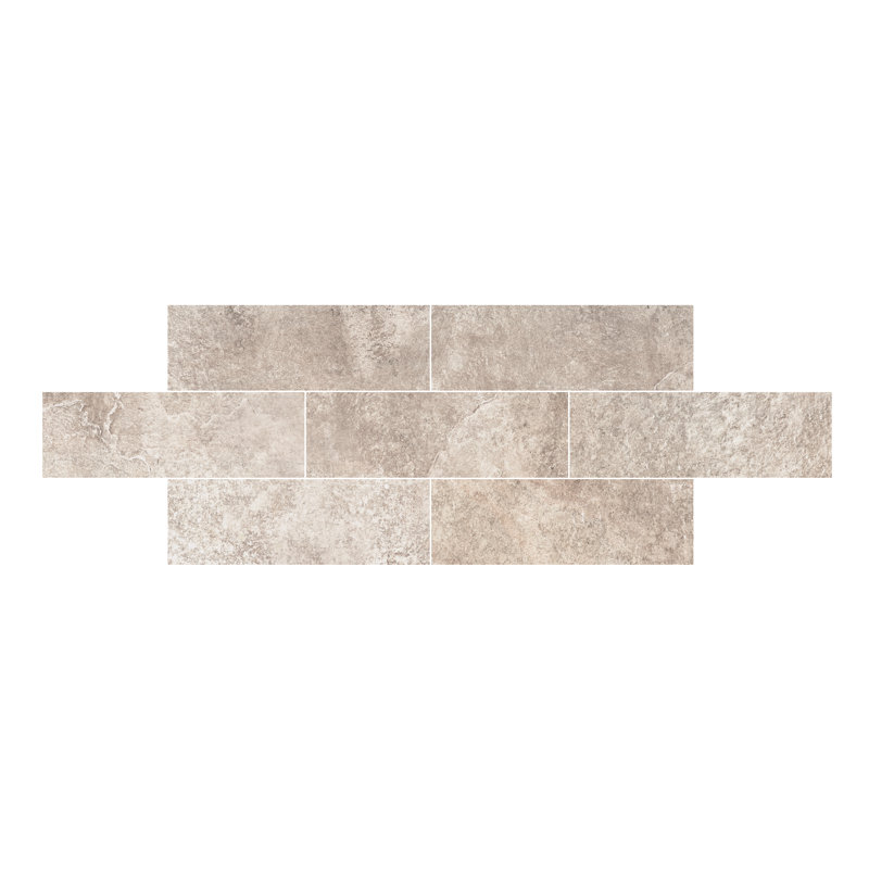 Tile Market Alps 3" x 9" Porcelain Stone Look Subway Wall & Floor Tile ...