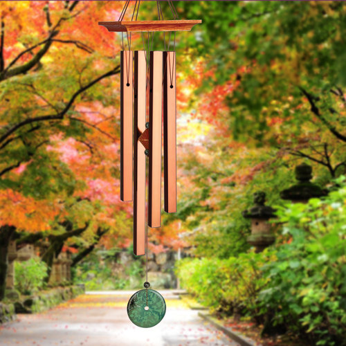 Woodstock Chimes Turquoise - Medium Wind Chime | Wayfair