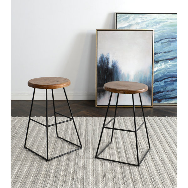 Union Rustic Anastasia Solid Wood Bar & Counter Stool & Reviews | Wayfair