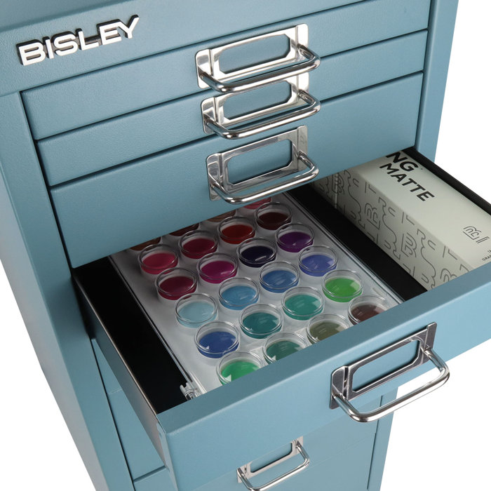 Bisley 11'' Wide 8 -Drawer Steel File Cabinet & Reviews | Wayfair