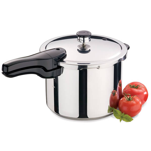 Prestige Cookers Deluxe 5.28-Quart Stainless Steel Deep Pressure Pan ...