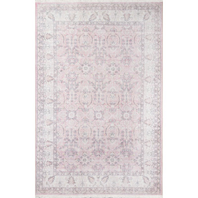 Charlton Home® Amall Pink Rug & Reviews | Wayfair
