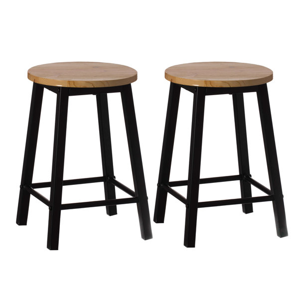 Latitude Run® Lavelton Solid Wood Bar Stool | Wayfair