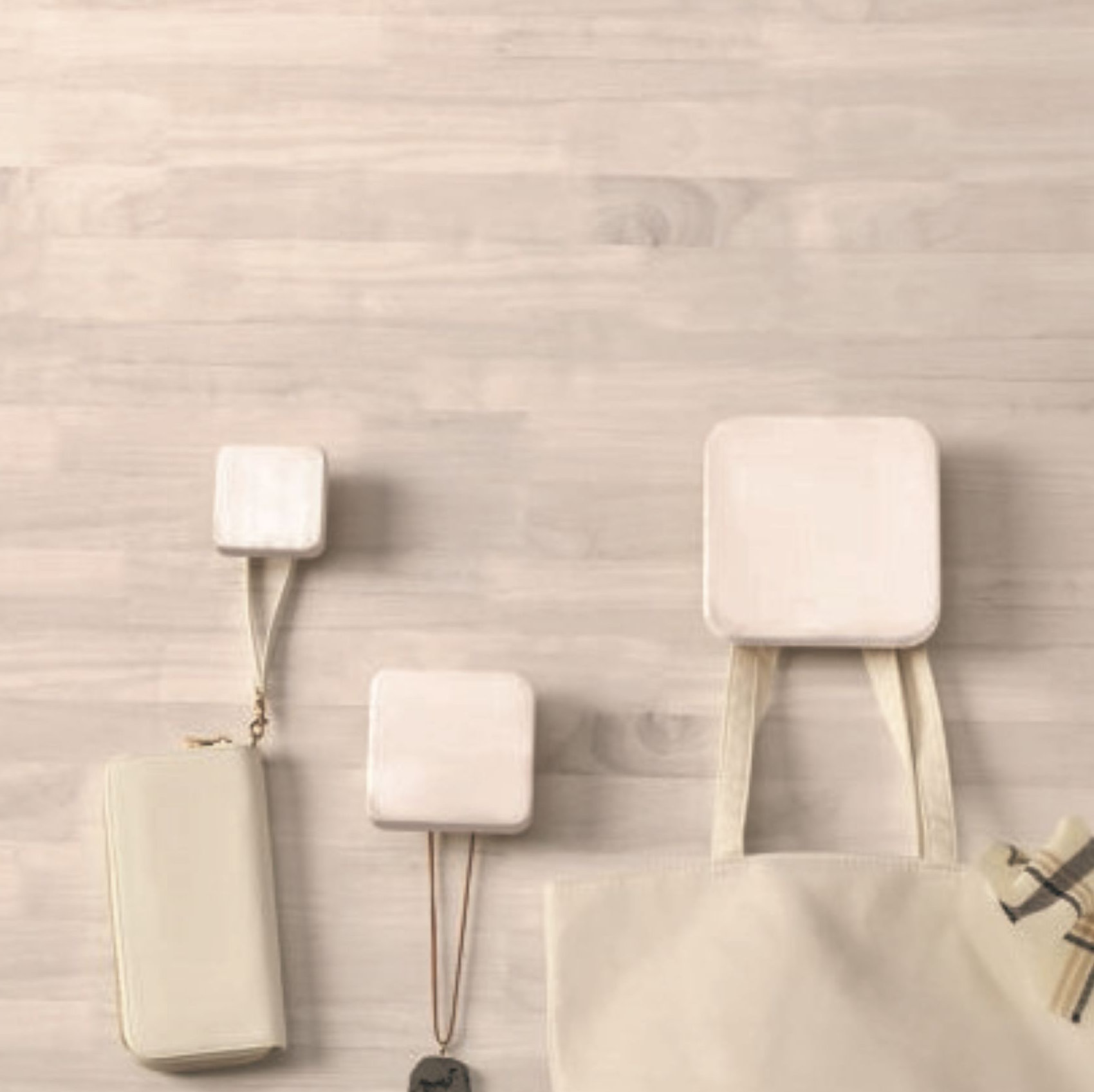 MELANNCO 3 Pieces Graduated MDF Wall Hook & Reviews | Wayfair