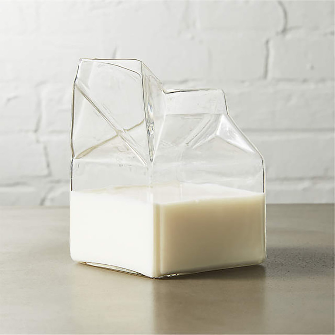 Ivy Bronx Ubalda Milk Creamer Carton 1 Cup Server | Wayfair