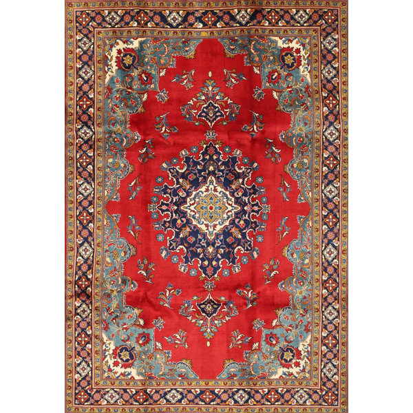 Bungalow Rose Red/Brown Rug | Wayfair