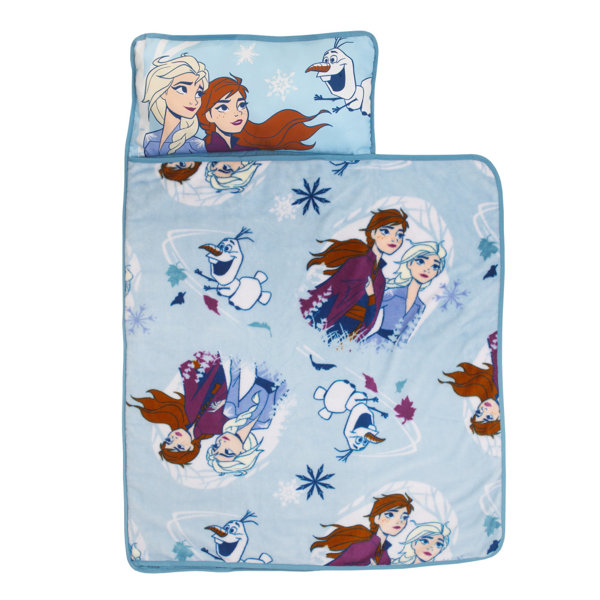 Disney Frozen Spirit Of Nature Padded Nap Mat with Built Blanket | Wayfair