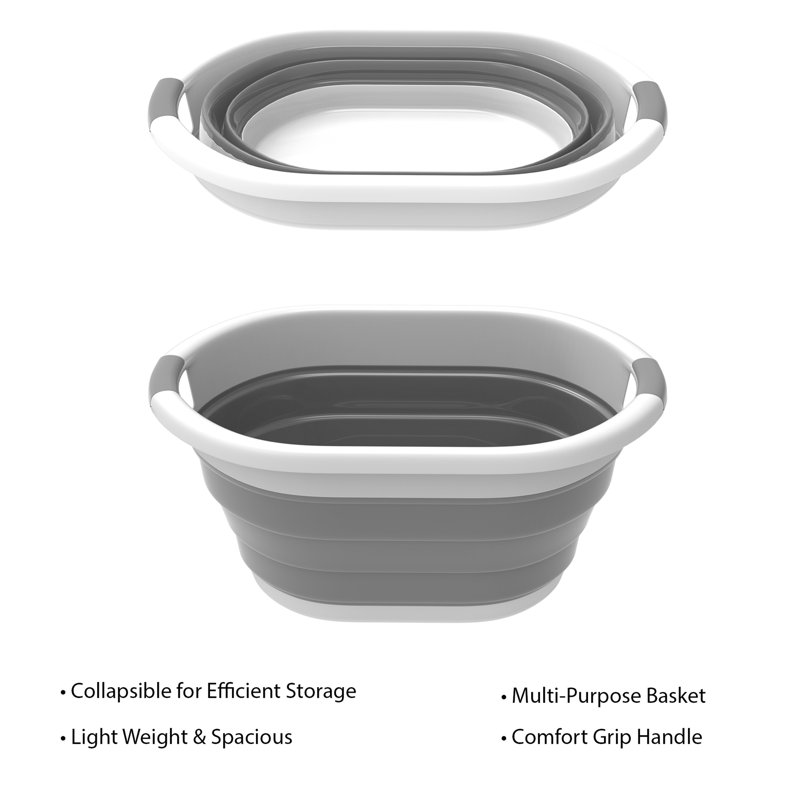 Rebrilliant Collapsible Laundry Basket & Reviews | Wayfair