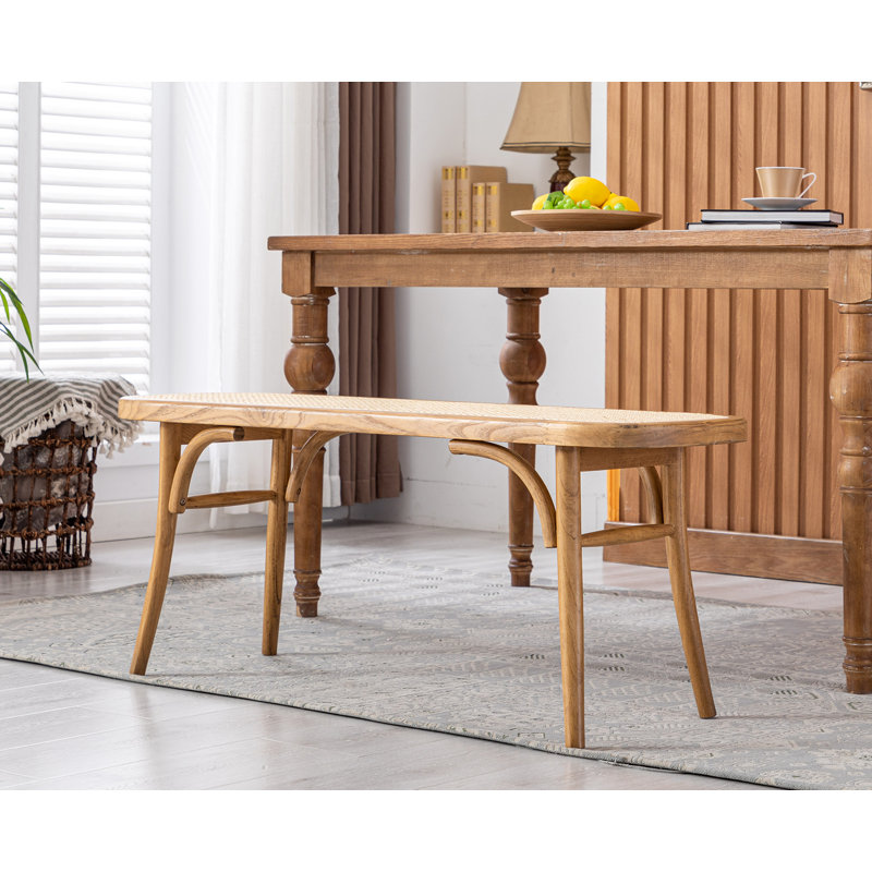 Bay Isle Home Barnicle Wood Bench & Reviews | Wayfair