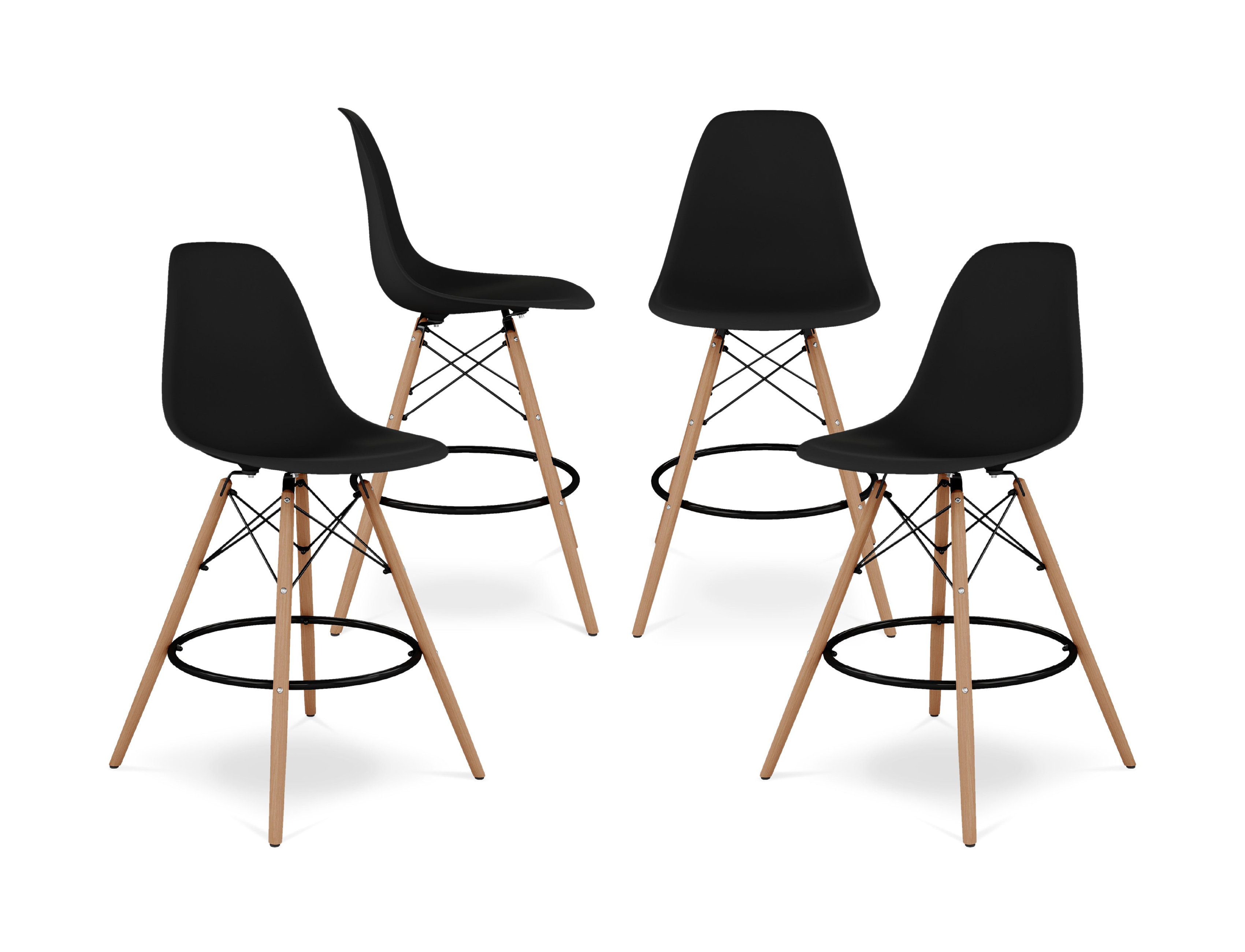 Corrigan Studio® Jhalani Counter Stool, Green, Pack Of 4 | Wayfair