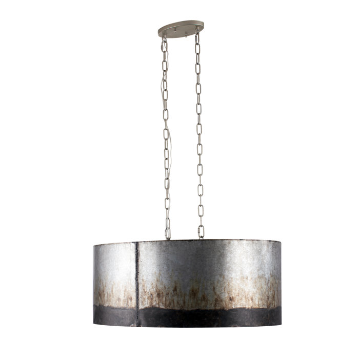 Williston Forge Millerville 6 - Light Dimmable Drum Chandelier | Wayfair