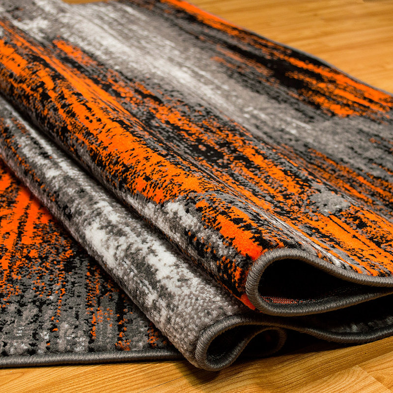 AllStar Rugs Performance Orange Rug & Reviews | Wayfair