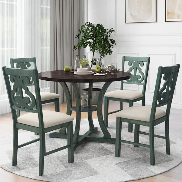 Vintage-dining-table-set | Wayfair