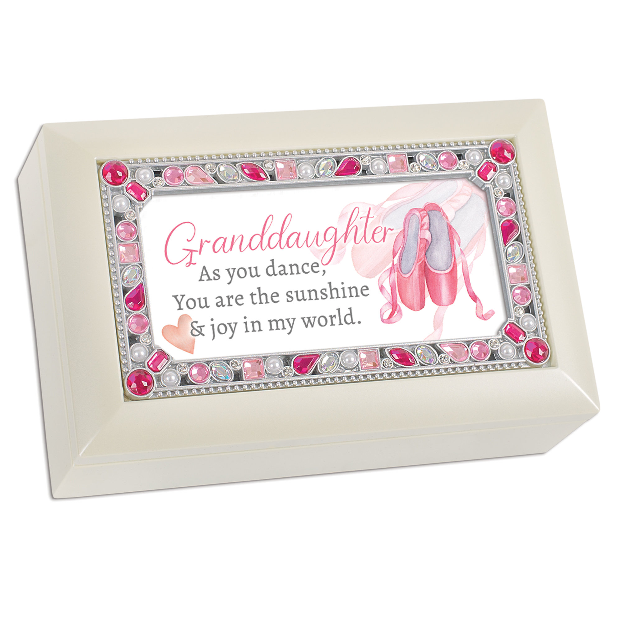 Trinx Eliina Petite Music Granddaughter Jeweled Decorative Box | Wayfair