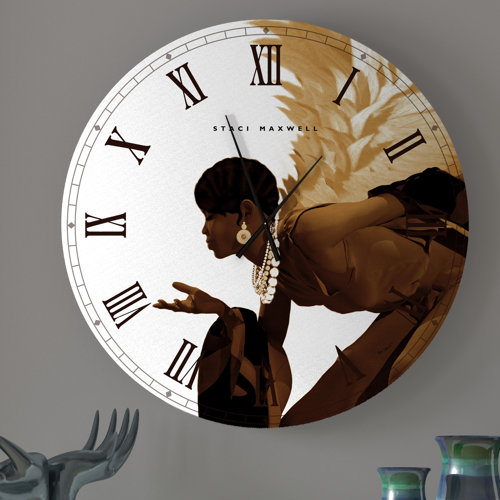 LeRoi Products Metal Wall Clock & Reviews | Wayfair